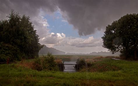 Vroege Vogels Foto Weer En Landschap Regenbui