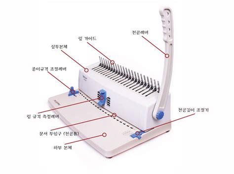 간편한 플라스틱링 제본 플라스틱링 제본기 Tb 120c 사용법 네이버 블로그