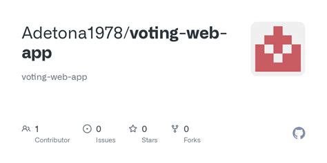 Github Adetona1978 Voting Web App Voting Web App