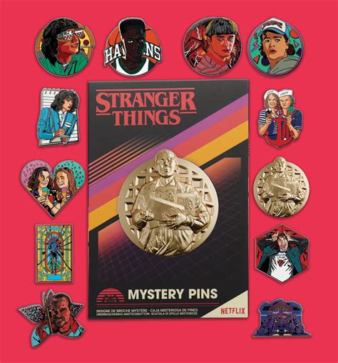 Stranger Things Mystery Pin Badges