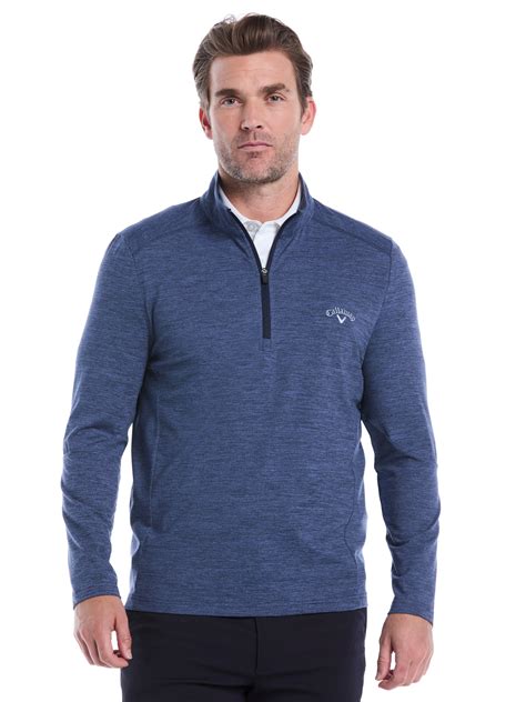 Mens Lightweight Quarter Zip Golf Pullover Callaway Apparel