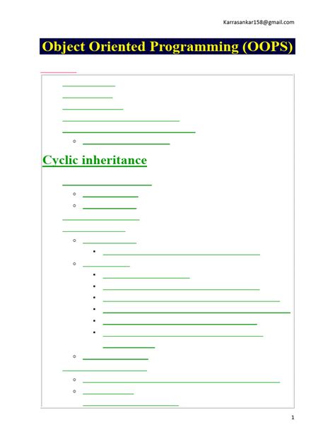 Oop Concepts Data Hiding To Polymorphism Pdf Class Computer