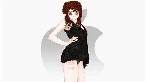 Mac女孩 壁纸二13 1920x1080 壁纸下载 Mac女孩 壁纸二 动漫壁纸 V3壁纸站