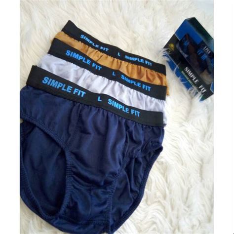 Jual 1 Box Sempak Simple Fit Sempak Dewasa Murah Sempak Remaja Cd Pria Murah Shopee Indonesia