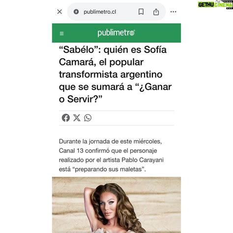 Sofía Camará Wiki Biography Age Gallery Spouse And More