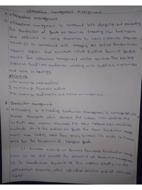Om Assignment Pdf
