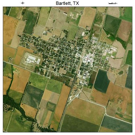 Aerial Photography Map Of Bartlett Tx Texas
