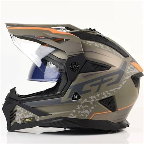 Ls2 Mx436 Pioneer Ii Devor Gloss Sand Moto Wilder
