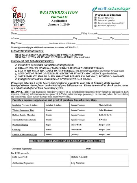 Jan 10 Weatherization Pdf Building Insulation Rebate Marketing