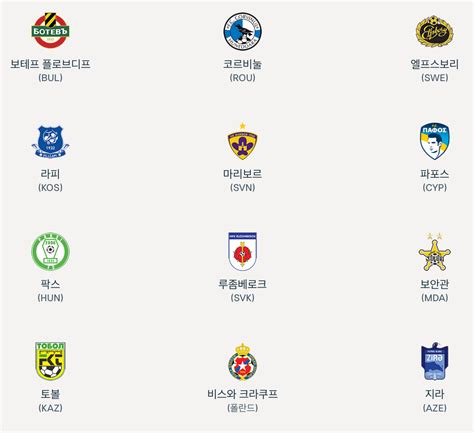 2024 2025 Uefa 유로파리그 일정 중계 대진표 순위