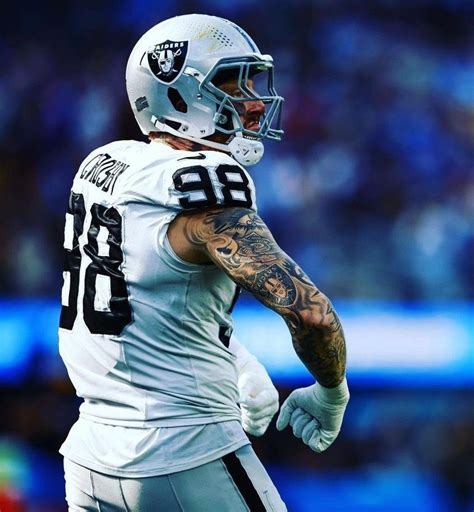 Maxx Crosby Back Tattoo Maxx Crosby Raiders Tattoo Players Nfl Pfps