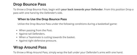 Passing Key Teaching Points Health And Physical Education