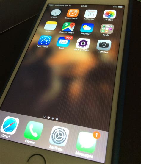 Thin Grey Lines Appear On Iphone 6 Plus Screen After Screen Replacement
