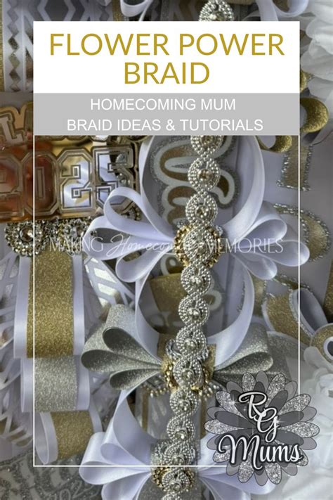 Flower Power Homecoming Mum Braid Hoco Ideas And Tutorials In 2025