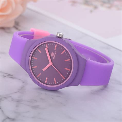 Dam Armbandsur Klocka Med Kiselarmband Damklockor Vicedeal