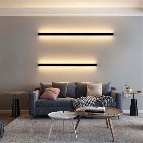 Ozarke Indoor Electric Linear Minimalist Modern Wall Lamp Dimmable