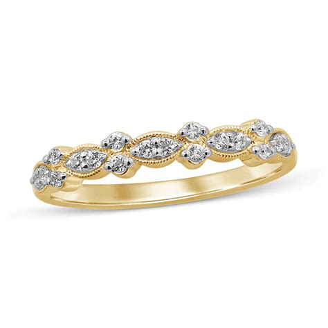 16 Ct Tw Diamond Vintage Style Anniversary Band In 10k White Gold
