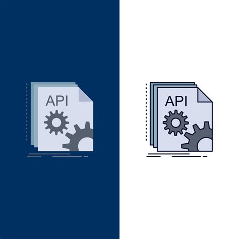 Api App Coding Developer Software Flat Color Icon Vector 19175563