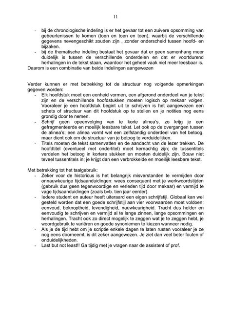 10 Analyseren Inhoudsana