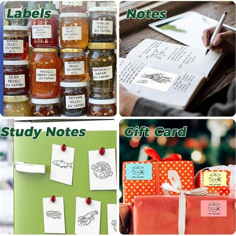 Portable Printer Mini Thermal Printer Mini Inkless Sticker Printer Bt