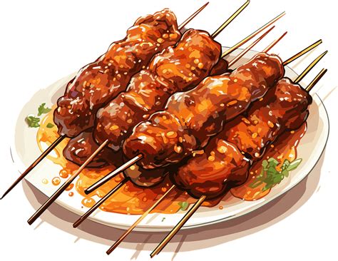Download Ai Generated Meat Skewers Royalty Free Vector Graphic Pixabay