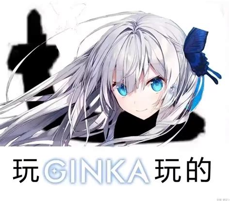 群友发的《ginka》（银花）表情包 哔哩哔哩