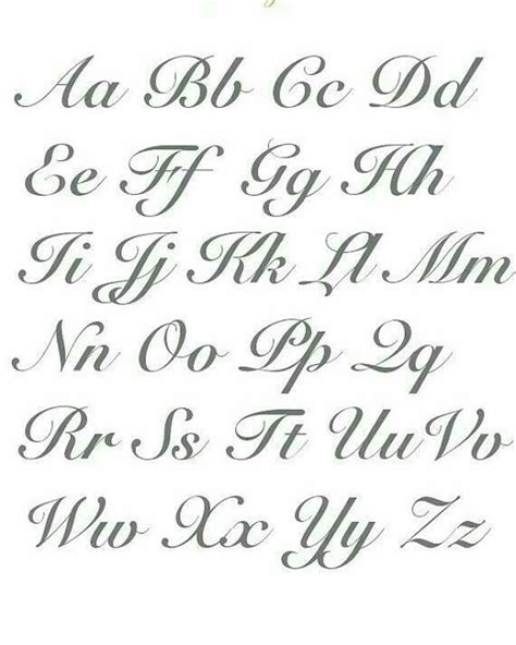 Cursive En 2025 Estilos De Letras Letra Cursiva Elegante Fuentes De Letras Bonitas