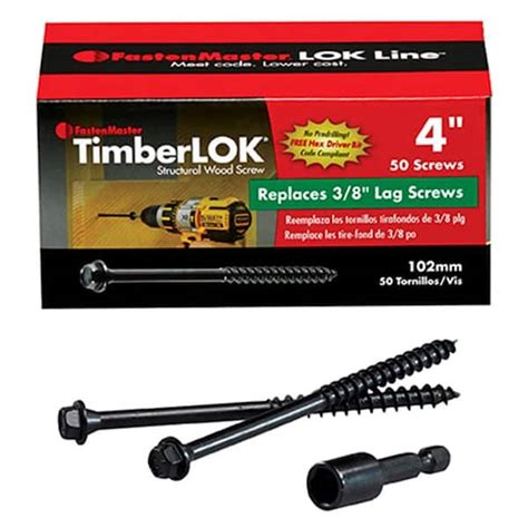 4 In Structural Screws The Home Depot