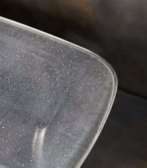 John Pomp Designs Hand Poured Glass Table To Look Like A Puddle Of Water