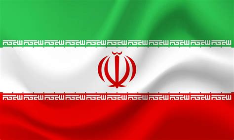 Iran Flag Symbol Of Iran Vector Flag Illustration Colors And