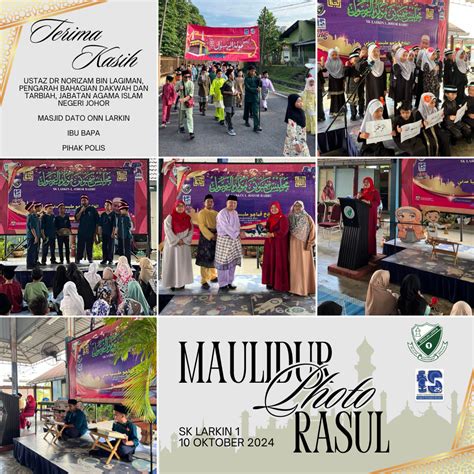 Sk Larkin 1 10 Oktober 2024 Sambutan Maulidur Rasul Peringkat Sekolah