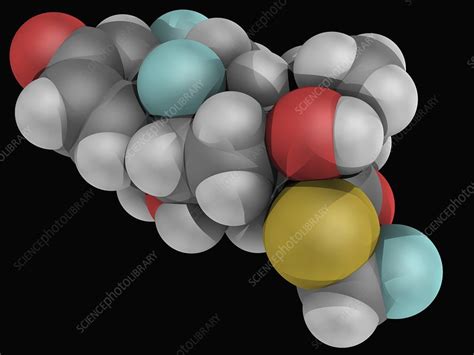 Fluticasone Hormone Molecule Stock Image F0048462 Science Photo Library
