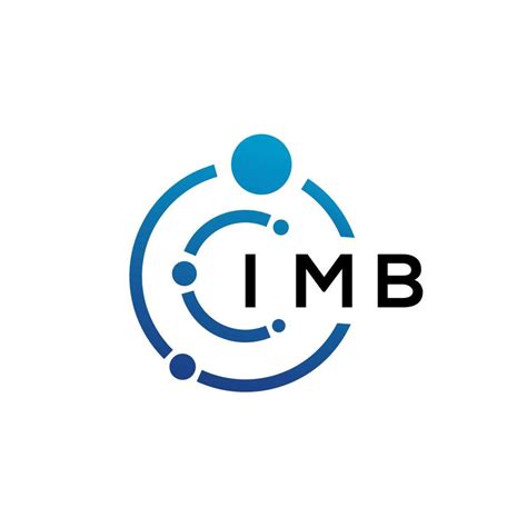 Imb Letter Technology Logo Design On White Background Imb Creative Initials Letter It Logo