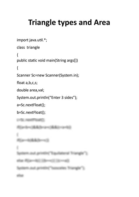 Solution Triangle Types And Area Studypool