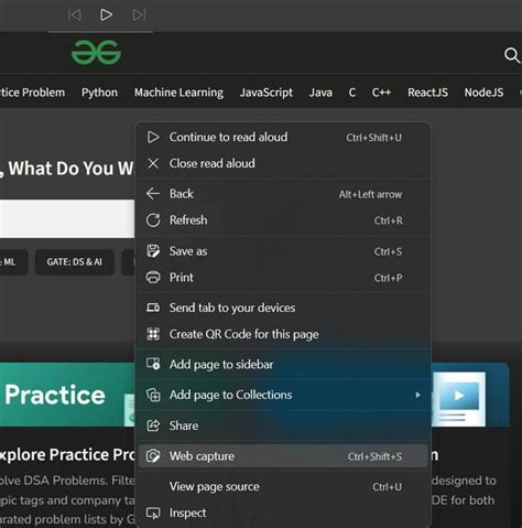 Tools And Features In Microsoft Edge Browser GeeksforGeeks
