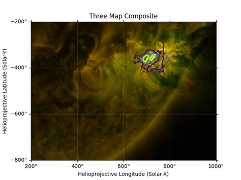 Creating A Composite Plot With Three Maps — Sunpy 710 Documentation
