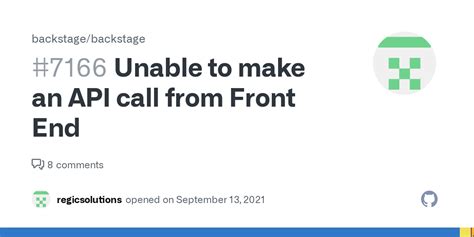 Unable To Make An Api Call From Front End · Issue 7166 · Backstage