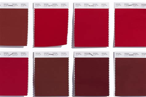 Color Intelligence Red Pantone Swatches