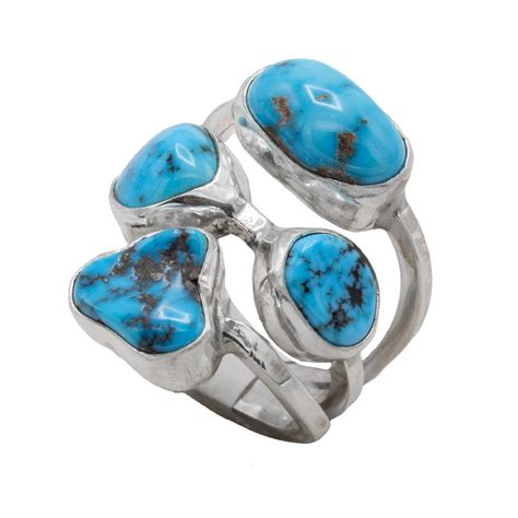 4 Stone Kingman Turquoise Ring Gz Nw 4798 Gertrude Zachary