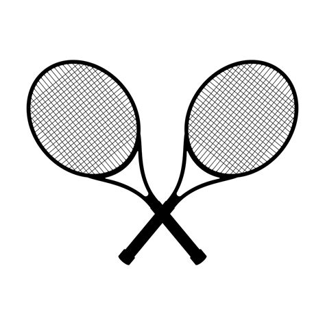 Tennis Racket Vector Design Illustration Isolated On White Background