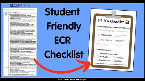 Elevate Your Ecr Game Unveiling The Ultimate Staar Ecr Checklist Custom Classroom By Angela
