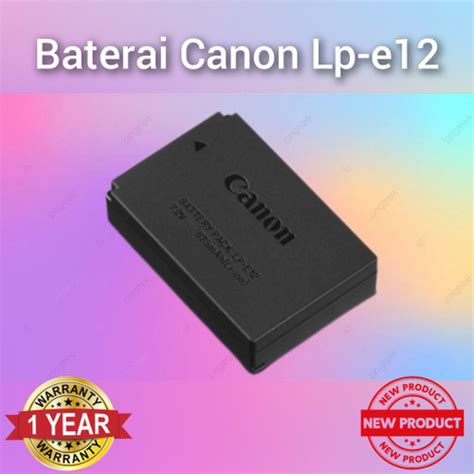 Jual Baterai Canon Lp E12 Original Battery Jakarta Barat Center Can