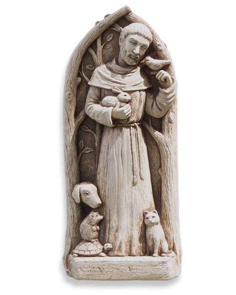St Francis Blesses The Animals Carruth Studio St Francis Statue