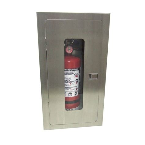 Semi Recessed Built In Steel Cabinet For 5 Lbs Fire Extinguishers
