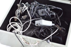 Organize Electronic Cords With This Simple Method The Diy Playbook