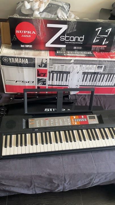 Синтезатор Yamaha PSR-F50 + стойка. - YouTube
