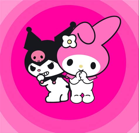My Melody And Kuromi Drawing Kitty Hello Kitty Drawings