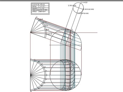 Trayectoria Solar En Ciudad De Mexico En Dwg 0 00 Kb Librería Cad
