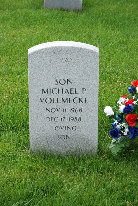Michael Patrick Vollmecke 1968 1988 Find A Grave Memorial