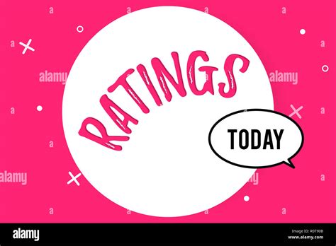 Word Writing Text Ratings Business Concept For Classification Ranking